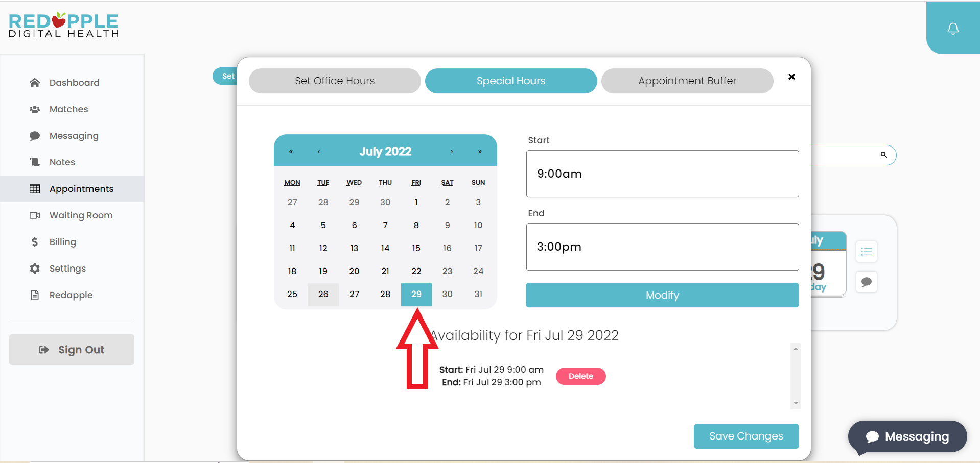 How To’s: Setting Special Hours - Redapple Digital Health Blog